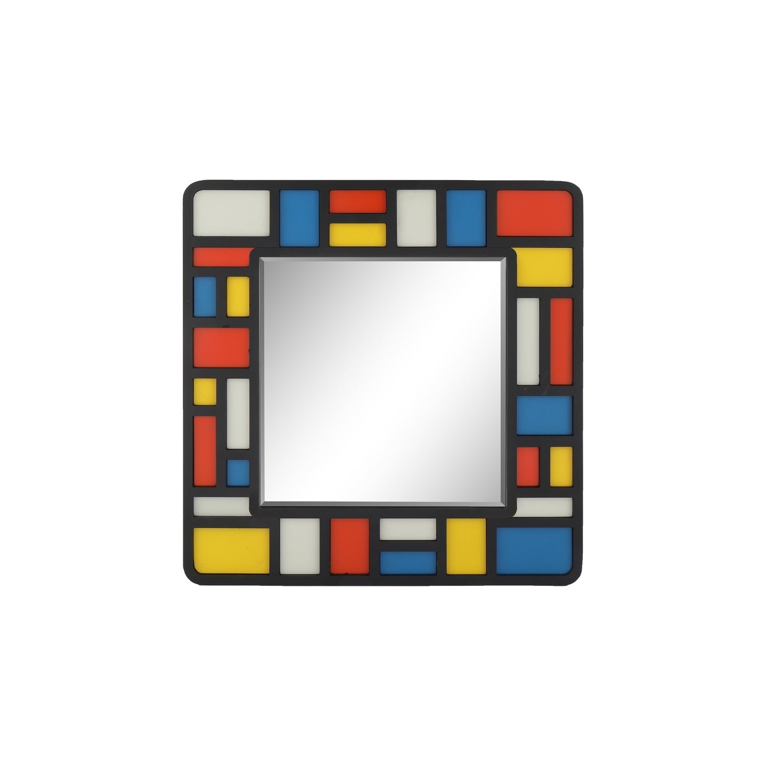 MacLuu Mondrian Abstract Wall Mirror – Budget Better Home