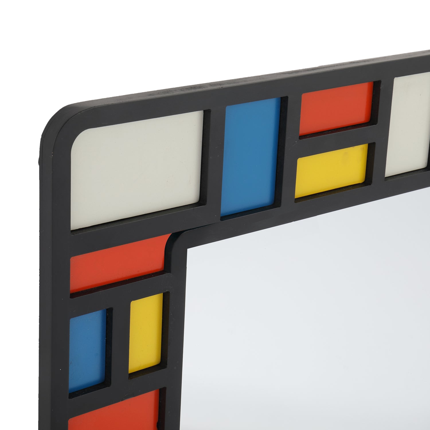 MacLuu Mondrian Abstract Wall Mirror – Budget Better Home