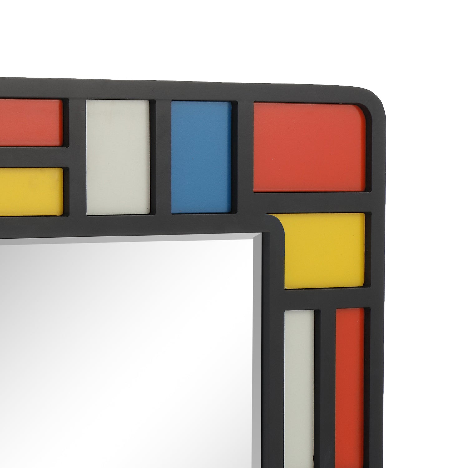 MacLuu Mondrian Abstract Wall Mirror – Budget Better Home